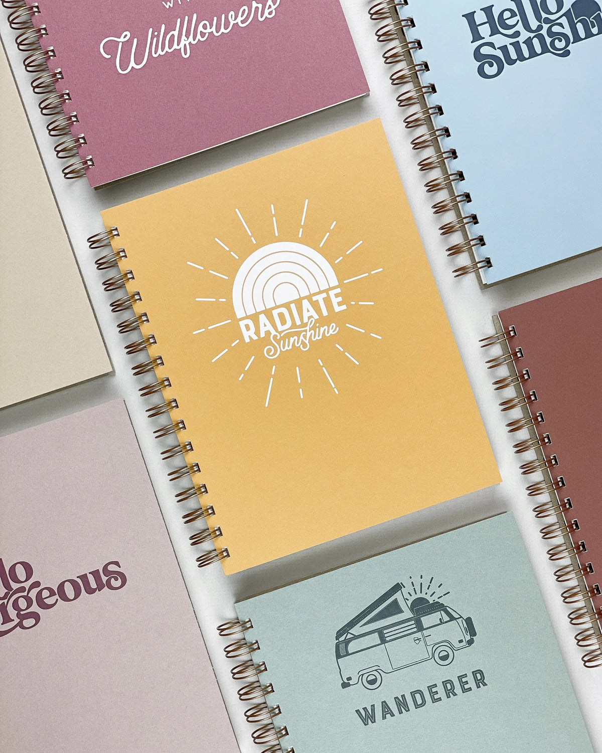 Radiate Sunshine Lined Journal | CA89 Home